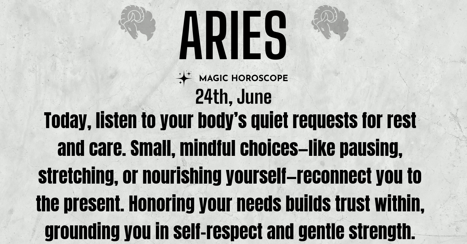 ♈ Aries today Wednesday June 24th | Magic Horoscope